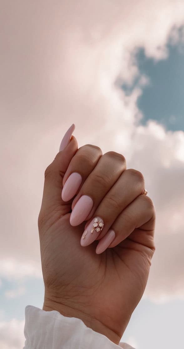 23 Blush Pink Wedding Nails: Dreamy Designs for Blushing Brides ...