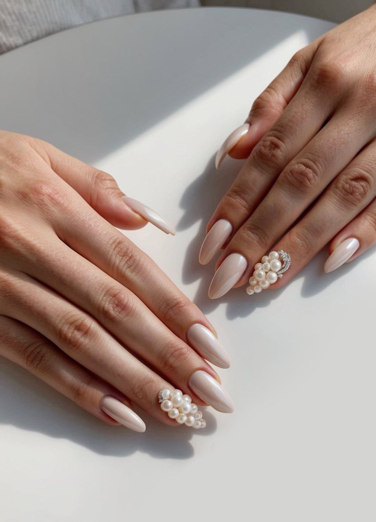 14 Neutral Wedding Nails: Elegant Designs for Your Special Day ...