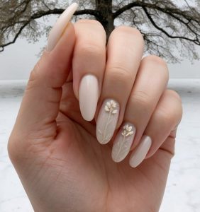 24 Ivory Wedding Nails: Timeless Elegance for Your Special Day ...